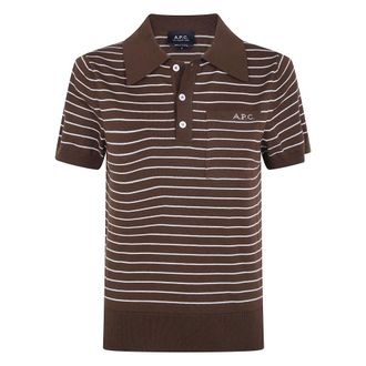 A.P.C. A.p.c. - Polo Chemises - Femme - Tops - Brun - Taille: 40 FR