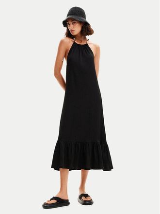 Desigual Sommerkleid Leila 24SWVK64 Schwarz Regular Fit