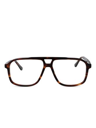 Calvin Klein Brille in Schildpattoptik - Braun