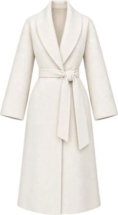 Nenette Cappotto lungo a vestaglia - Femme - Manteaux - Blanc - Taille: 36 FR
