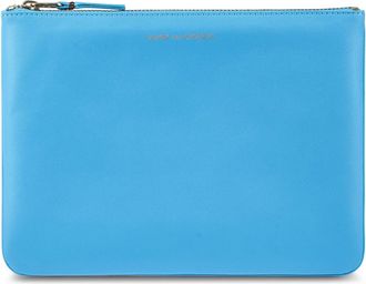 Comme Des Gar&ccedil;ons unisex, Accessoires, Bleu, Taille: ONE Size Classic Leather Line Wallet