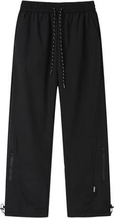 Generic Pantalon cargo imperméable pour homme - Pantalon de plein air et de randonnée - Pantalon cargo baggy fin et léger - Jambe large - Pantalon de loisirs 