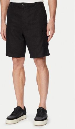 Calvin Klein Jeans Stoffshorts LV04RF610G Schwarz Regular Fit