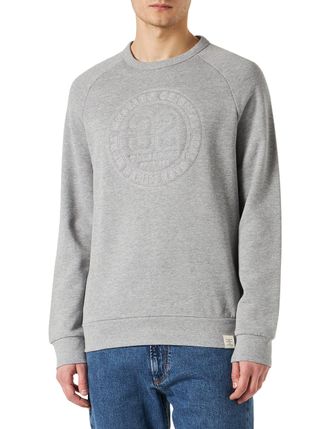 Mustang Jeans Herren Ben Cn 3D-aw Sweatshirt, Grey Melange 4191, M