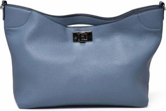 Ermanno Scervino Femme, Sacs, Bleu, Taille: ONE Size Tote Rachele