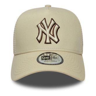 New Era Homme, Accessoires, Beige, Taille: ONE Size 9Forty Team Outline Trucker Cap