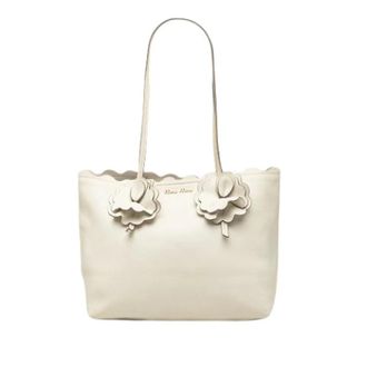 Miu Miu Sac cabas en cuir Pre-owned - Femme - Pre-owned - Blanc - Taille: ONE Size