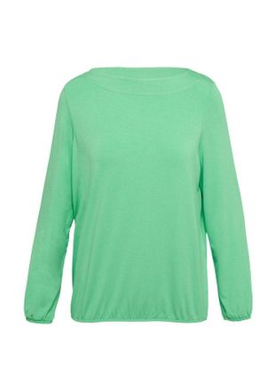 s.Oliver Langarmshirt T-Shirt O-Shape-Shirt aus Viskosemix