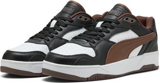 Puma Puma Rbd Break Low Unisex-Sneaker f&uuml;r Erwachsene, Schwarz, Kastanienbraun, Wei&szlig;, Gr&ouml;&szlig;e 40,5, Puma Schwarz, Kastanienbraun, Puma Wei&szlig;, 40.5 EU
