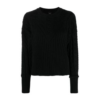 Pinko Armadillo Pullover - - Knitwear - Damen - Schwarzk - L