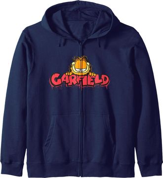 Garfield LOL Graffiti Cheeky Classic für Katzenlasagne-Liebhaber mit Garfield-Logo Kapuzenjacke