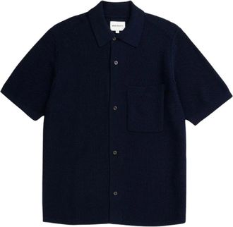 Norse Projects Homme, Chemises, Bleu, Taille: M Chemise &agrave; Manches Courtes Fredensborg