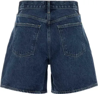 A Gold E Short Denim Shorts - Blue