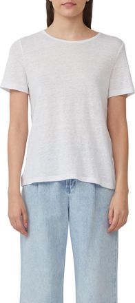 s.Oliver Jersey-T-Shirt aus Leinen