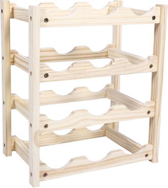 Soimiss Holz Weinregal Flaschenhalter Weinflaschenhalter Flaschenregal Holz Weinhalterung Weinst&auml;nder Aus Weinregal F&uuml;r Haushalt Weinflaschenregal Weinaufbewa