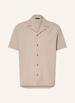 Reiss Reiss Resorthemd River Comfort Fit Aus Jersey beige
