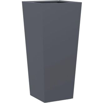 vidaXL Jardini&egrave;re anthracite 35x35x75 cm acier - Vidaxl