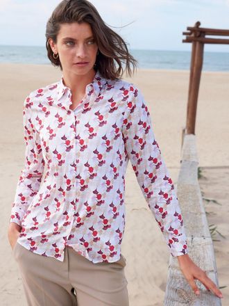 Eterna Bluse 1/1-Arm Eterna weiss