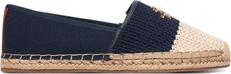 Tommy Hilfiger Espadrilles Tommy Hilfiger Script Crochet Espadrille FW0FW09502 Dunkelblau