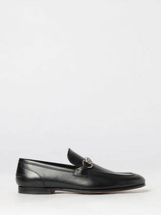 Gucci Mocassins Jordaan en cuir lisse avec d&eacute;tail Mors