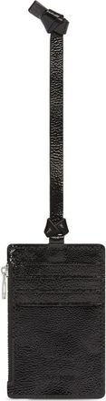 Courr&egrave;ges Textured Leather Wallet - Black