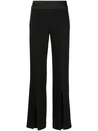 SIMKHAI pantalon en crêpe à coupe droite - Noir