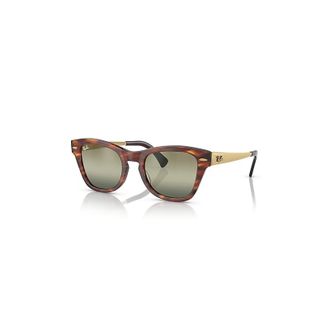 Ray-Ban Rb0707sm Sonnenbrillen Sand Gold Fassung Gr&uuml;n Glas 50-21