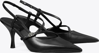 Tory Burch Pumps mit Doppel-T und Schnalle