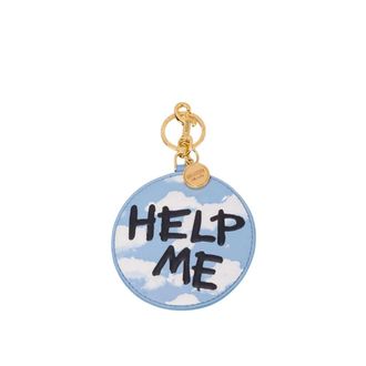 Moschino unisex, Accessoires, Bleu, Taille: ONE Size Keychain Archive Clouds