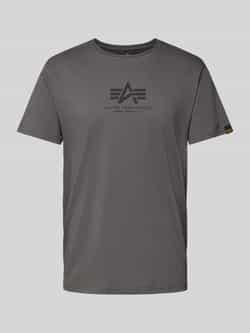 Alpha Industries T-Shirt mit Label-Print