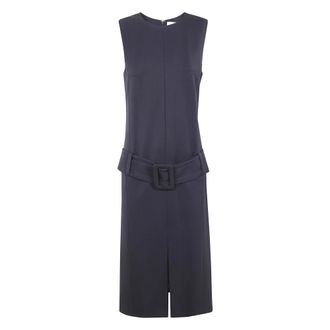 Patou G&uuml;rtel-Midikleid - - Dresses - Damen - Schwarzk - M