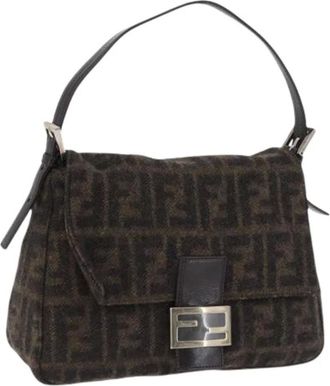 Fendi Sac bandouli&egrave;re vintage Pre-owned - Femme - Pre-owned - Brun - Taille: ONE Size