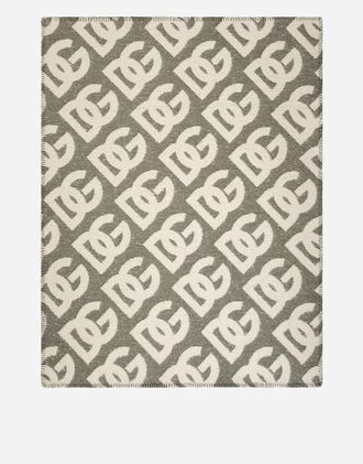 Dolce & Gabbana Wool, Silk, And Cashmere Blanket - Plaid Multicolor Onesize