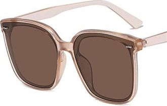 Generic 2025 Designer Retro Large Frame Hommes et Femmes Lunettes de soleil décoratives tendance pour les vacances en plein air (couleur : E, taille : 1)