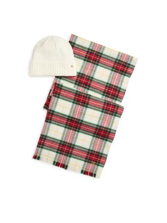 Lauren Ralph Lauren Set Schal und M&uuml;tze 454P23529002 Creme