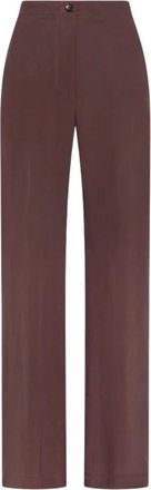 Seventy Femme, Pantalons, Brun, Taille: 38 FR Pantalon Long Coupe D&eacute;contract&eacute;e