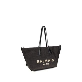 Balmain Track Shoulder Bag - Black