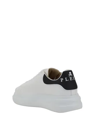 Philipp Plein Mens Sneakers Leather White Upper: Calf Trainers