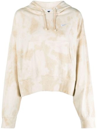Nike hoodie &agrave; effet tie dye - Tons neutres