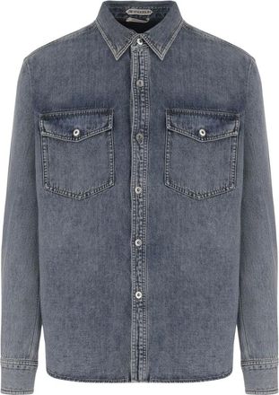 J.W.Anderson Homme, Chemises, Bleu, Taille: L Chemise en jean oversize