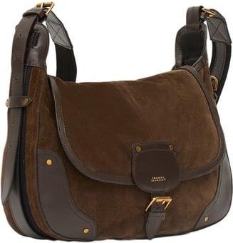 Isabel Marant Sac besace Sierra en cuir velours
