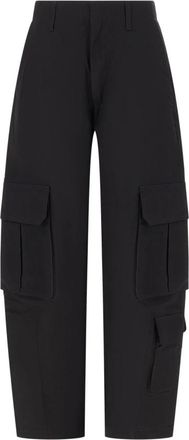 A Gold E Weite Hosen - - Trousers - Damen - Schwarzk - W27