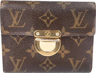Louis Vuitton Portemonnaie - Louis Vuitton Canvas Monogram Koala Wallet - Gr. unisize - in Braun - f&uuml;r Damen