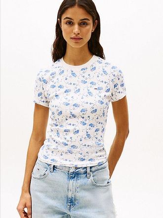 Tommy Hilfiger T-shirt ajusté à motif floral
