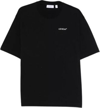 Off-white Homme, Tops, Noir, Taille: XL T-shirt &agrave; logo imprim&eacute;