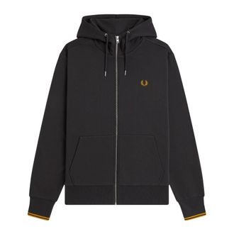 Fred Perry Zip-through Sweatshirt - - Sweatshirts & Hoodies - Herren - Grau - M