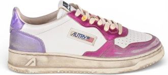 Autry Femme, Chaussures, Multicolore, Taille: 38 EU Super Vintage Low Metallic Leather