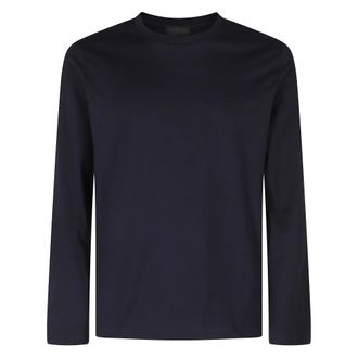 Dondup Regular-Fit Jersey-T-Shirt mit Rundhalsausschnitt - - Tops - Herren - Blau - L