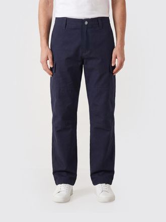 Burberry Pantalon cargo en nylon avec logo EKD emboss&eacute; et taille &agrave; cordon