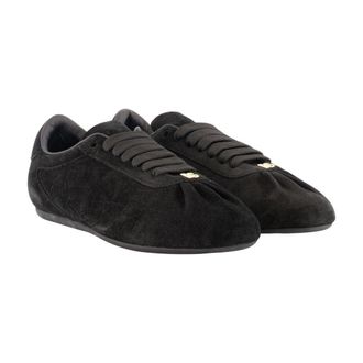 Dolce & Gabbana Womens Ballet Sneakers - Dolce&gabbana Leather Black Calfskin Shoes